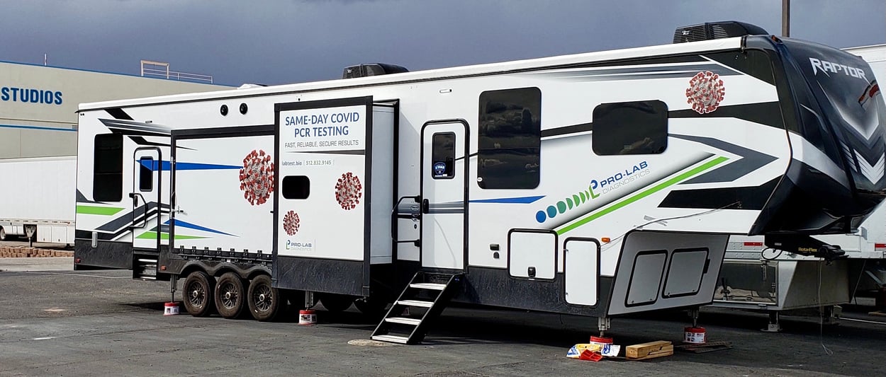 COVID-19 Molecular Mobile Trailer Reduces Stress on Major Film Sites